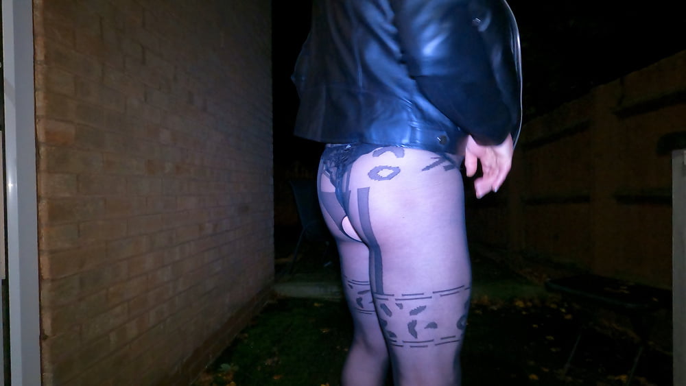 Crossdresser Kellycd Masturbating In Black Bodysuit Outdoor 51 Pics Xhamster